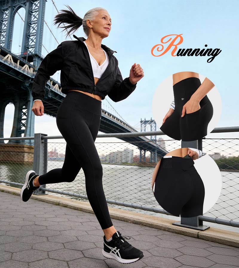 Yvette's Best Running Leggings don't Fall Down and Good for Running ...