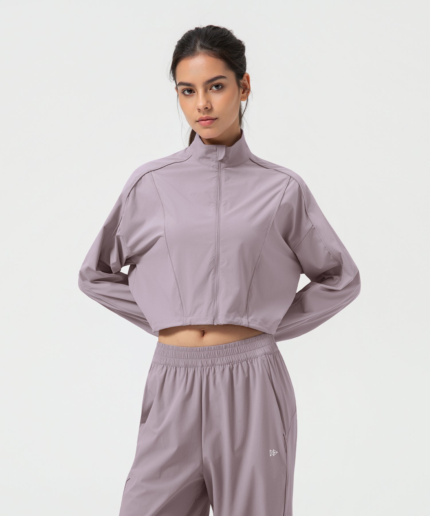 Anywhere Short Stand Collar Fashion Casual Jacket| Women's Sports Jack ...