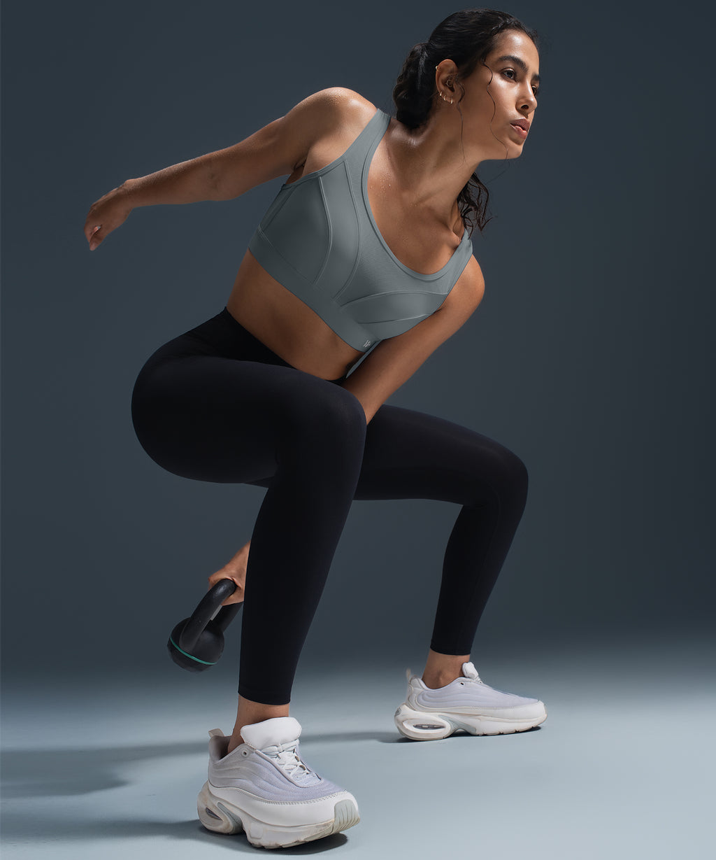 Power Adjustable Enhance Padded Running Bra | Women's High Support Spo ...