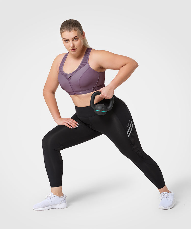 Power Adjustable Padded Running Bra | Women's High Support Sports Bra ...